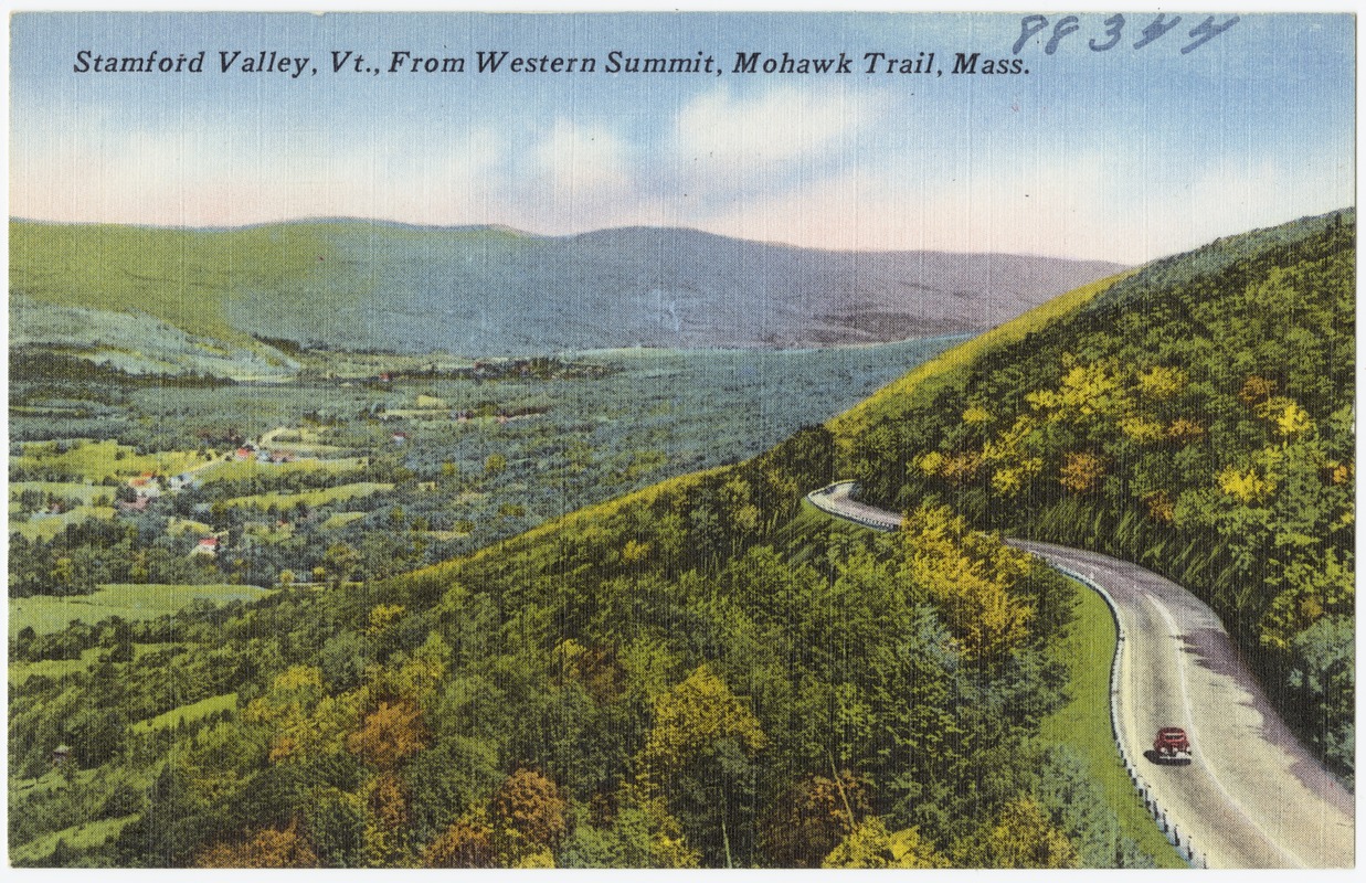 Stamford Valley, Vt., From Western Summit, Mohawk Trail, Mass ...