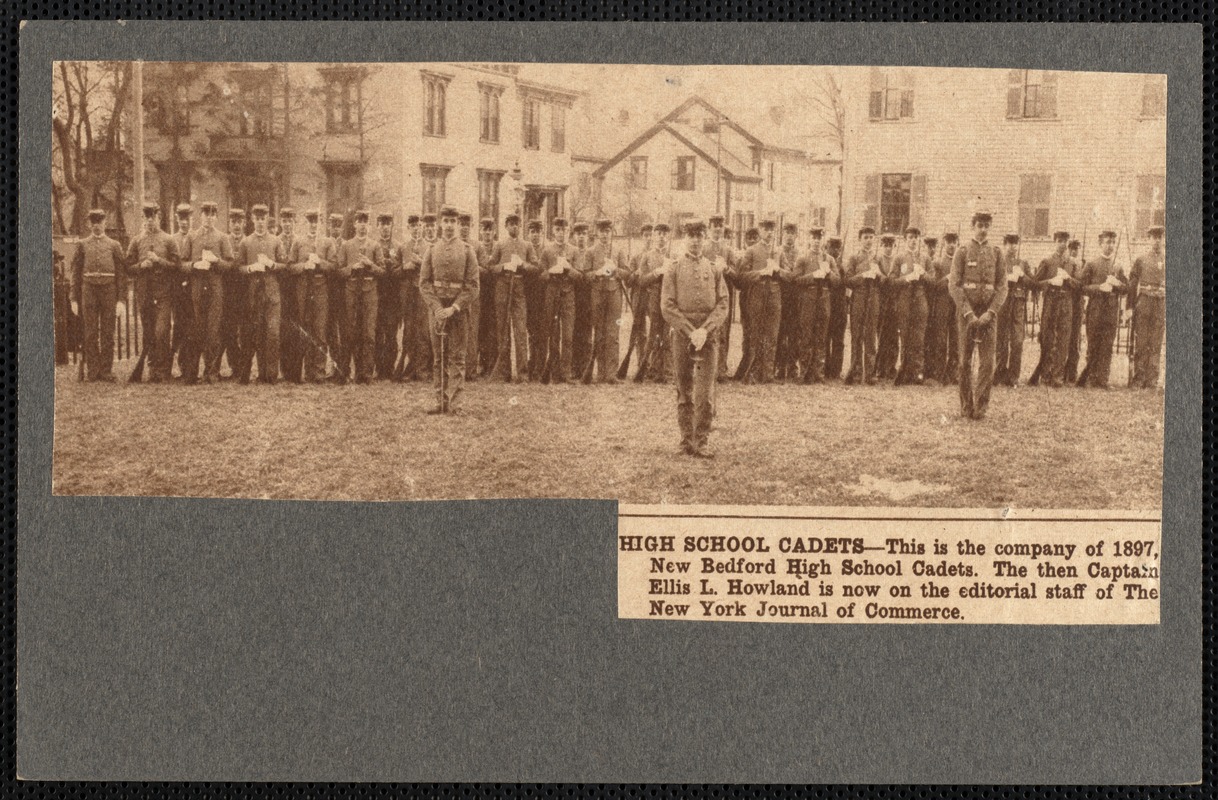 New Bedford High School Cadets, New Bedford, MA - Digital Commonwealth
