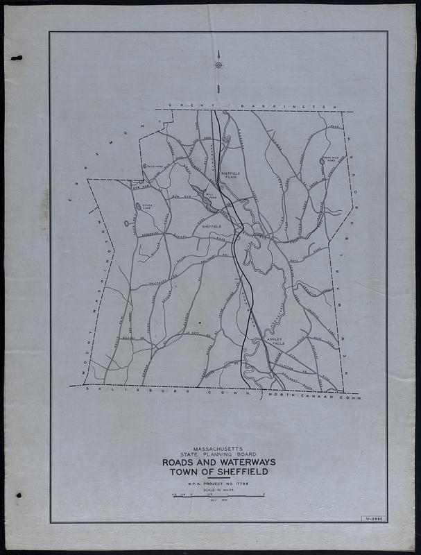 Roads and Waterways Town of Sheffield - Digital Commonwealth