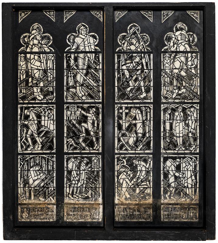 #1 lower section, Pilgrim's Progress window - Digital Commonwealth