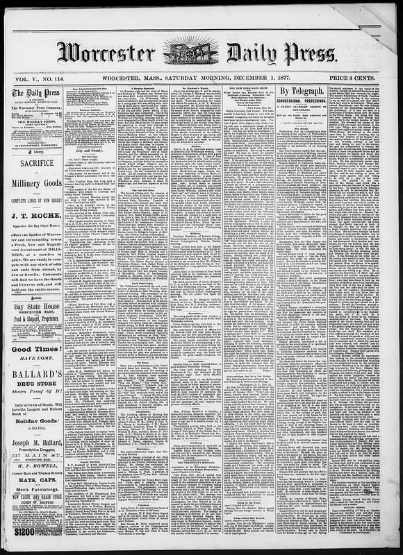 Worcester Daily Press - Digital Commonwealth