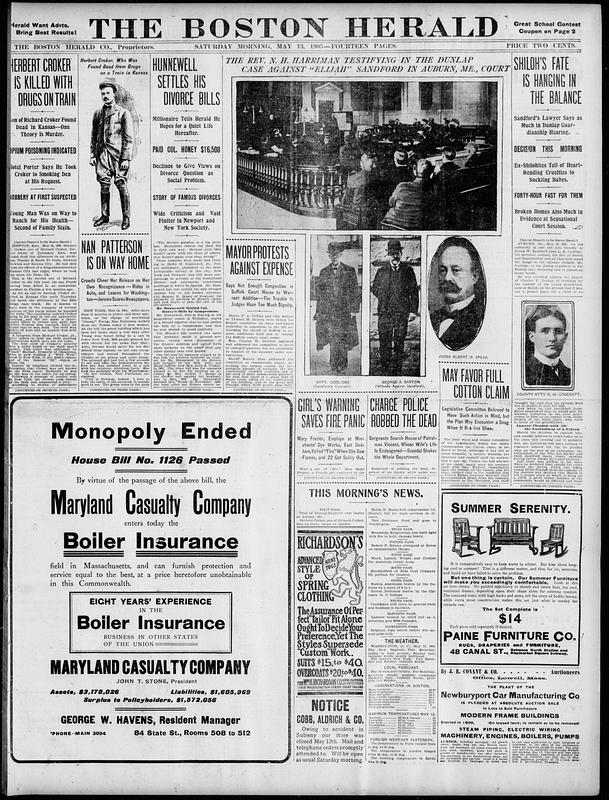 The Boston Herald. May 13, 1905 - Digital Commonwealth