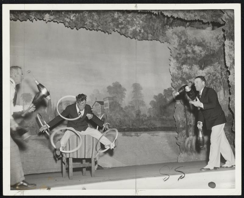 Hart Dunn & Dynes jugglers shows as they reached the climax of their ...