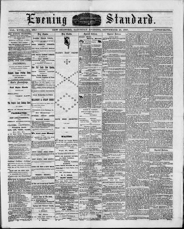 Evening Standard. September 21, 1867 - Digital Commonwealth