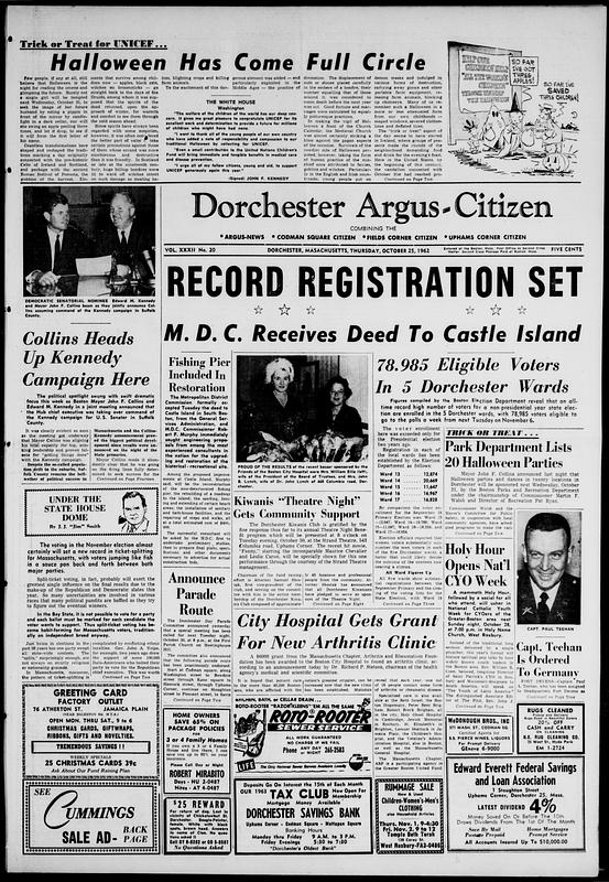 Dorchester Argus-Citizen. October 25, 1962 - Digital Commonwealth