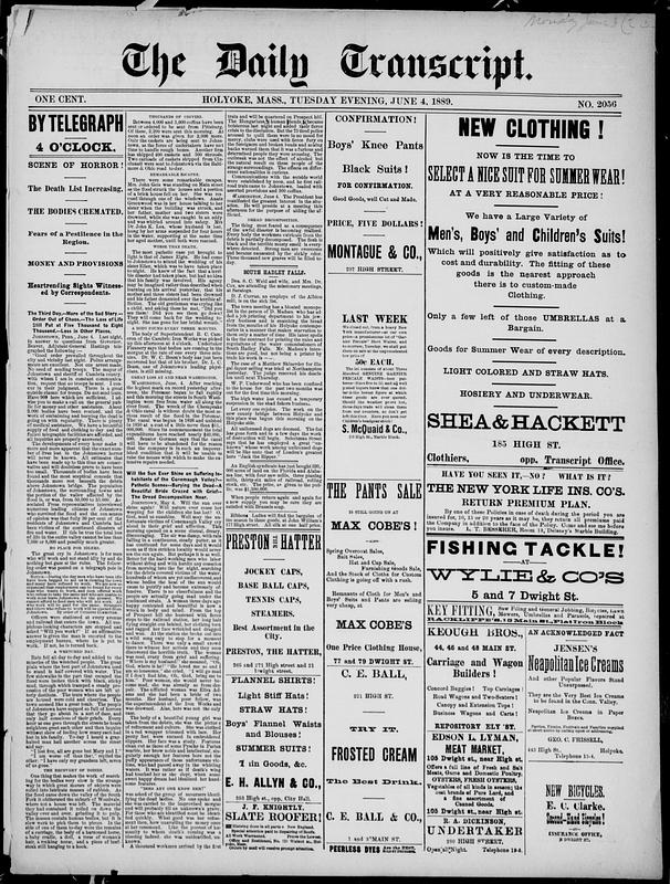 The Daily Transcript. June 04, 1889 - Digital Commonwealth