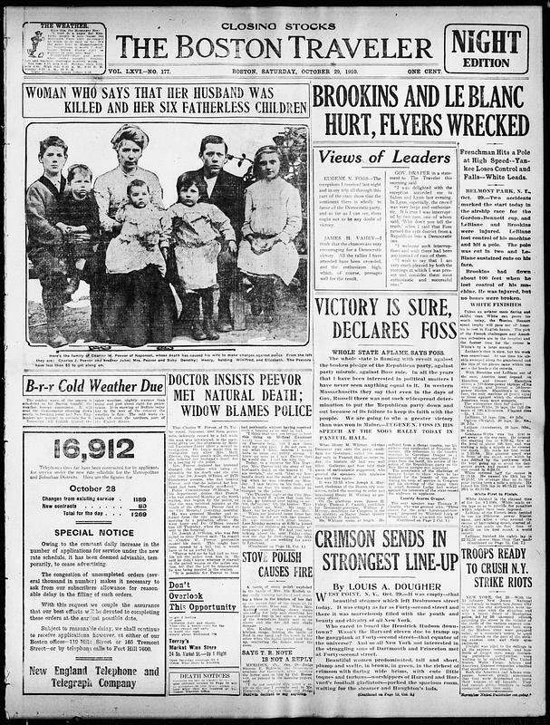 The Boston Traveler. October 29, 1910 - Digital Commonwealth