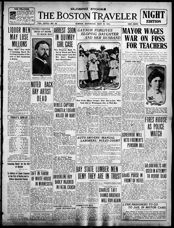 The Boston Traveler. May 20, 1911 - Digital Commonwealth