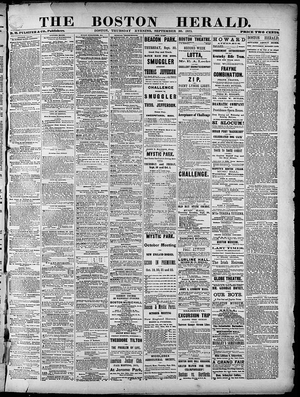 The Boston Herald. September 30, 1875 - Digital Commonwealth