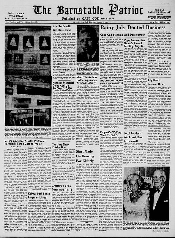 Barnstable Patriot. August 07, 1969 - Digital Commonwealth