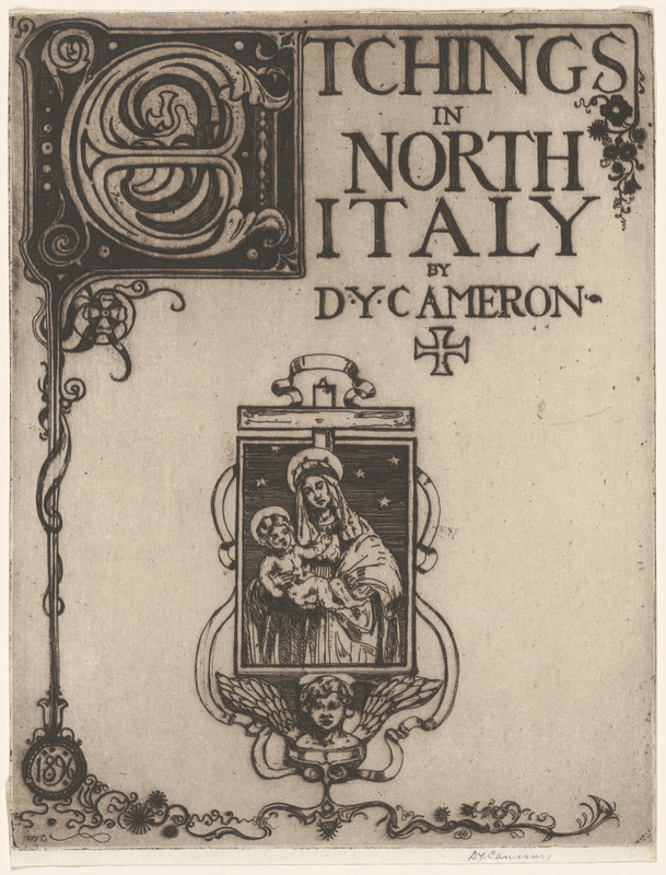 North Italian set, title page - Digital Commonwealth