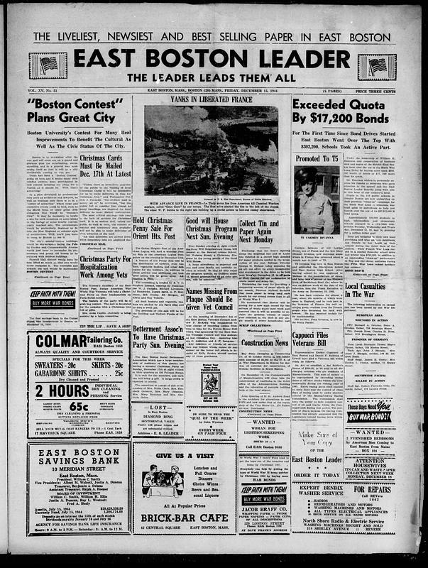 East Boston Leader, December 15, 1944 - Digital Commonwealth