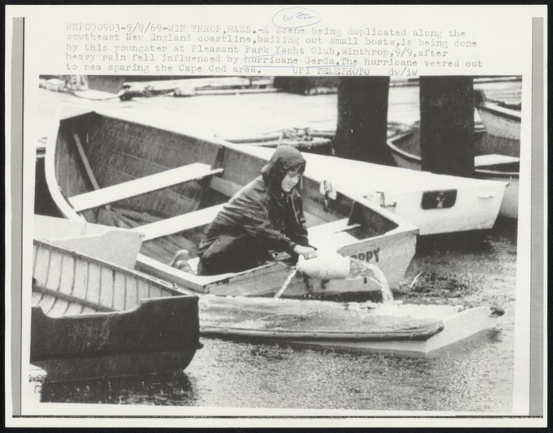 A scene being duplicated along the southeast New England coastline ...