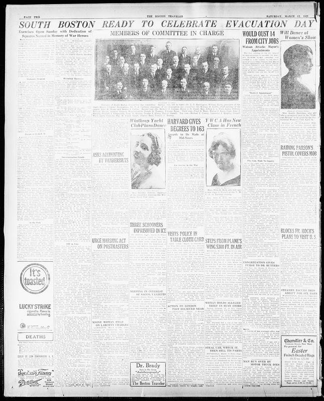 The Boston Traveler. March 12, 1921 - Digital Commonwealth