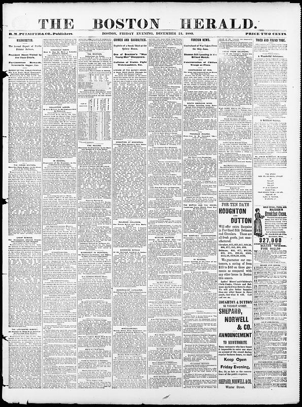 The Boston Herald. December 24, 1880 - Digital Commonwealth