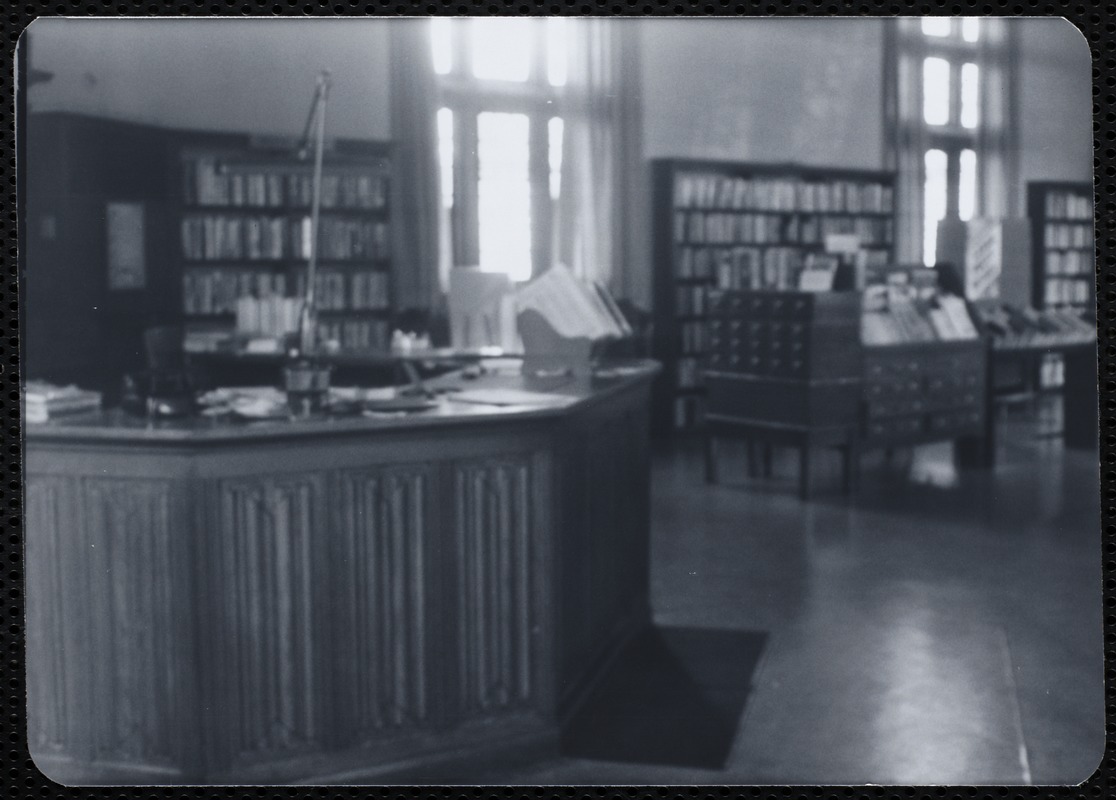 Newton Free Library branches & bookmobile. Newton, MA. Interior shots ...