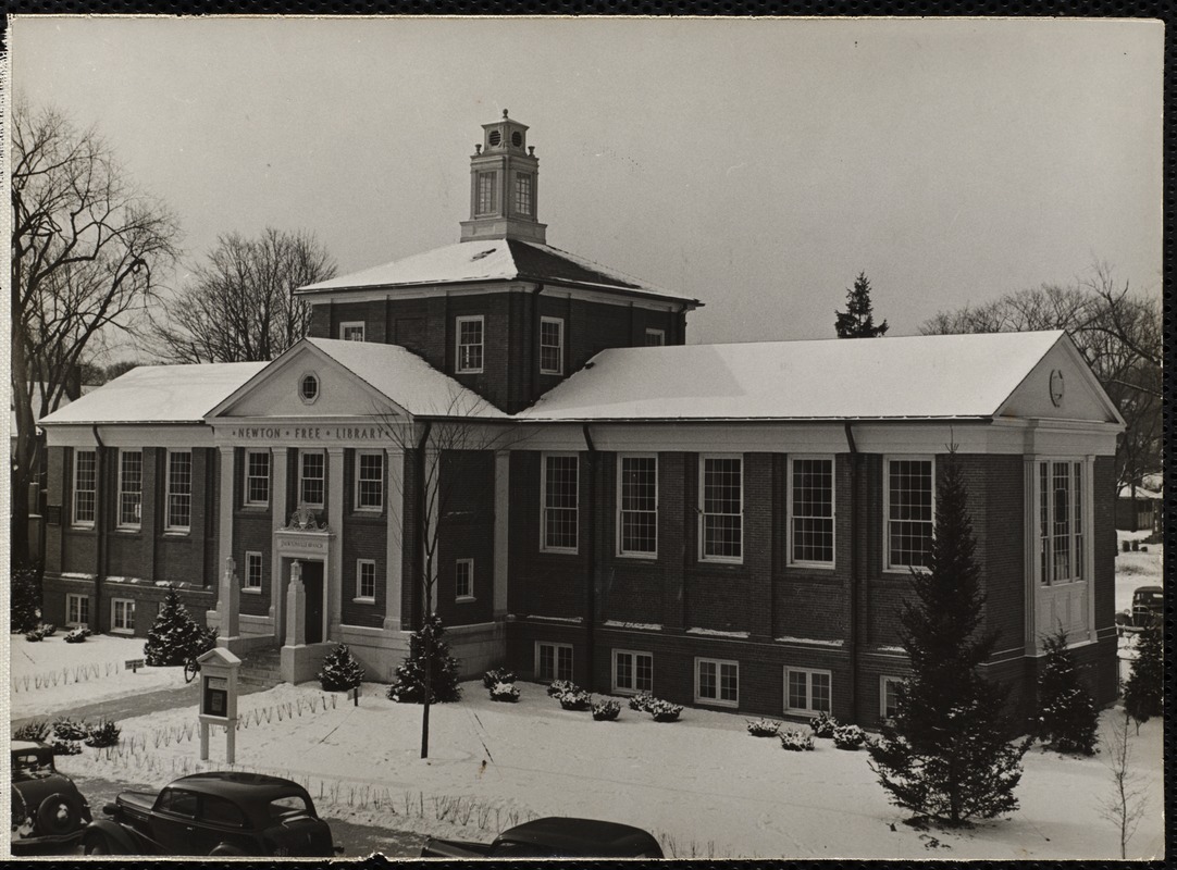 Newton Free Library branches & bookmobile. Newton, MA. Newtonville ...
