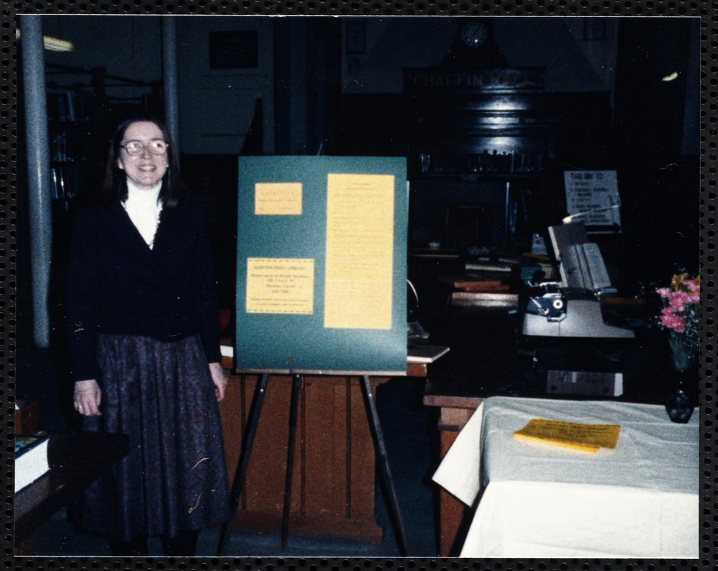 Newton Free Library, Newton, MA. Programs, patrons, staff. Reference ...