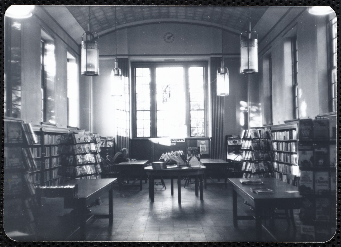Newton Free Library, Newton, MA. Branch library. Newtonville. Reading ...