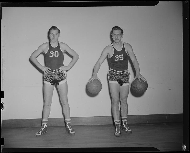 Basketball 41-'42, Burgess and Maleska - Digital Commonwealth