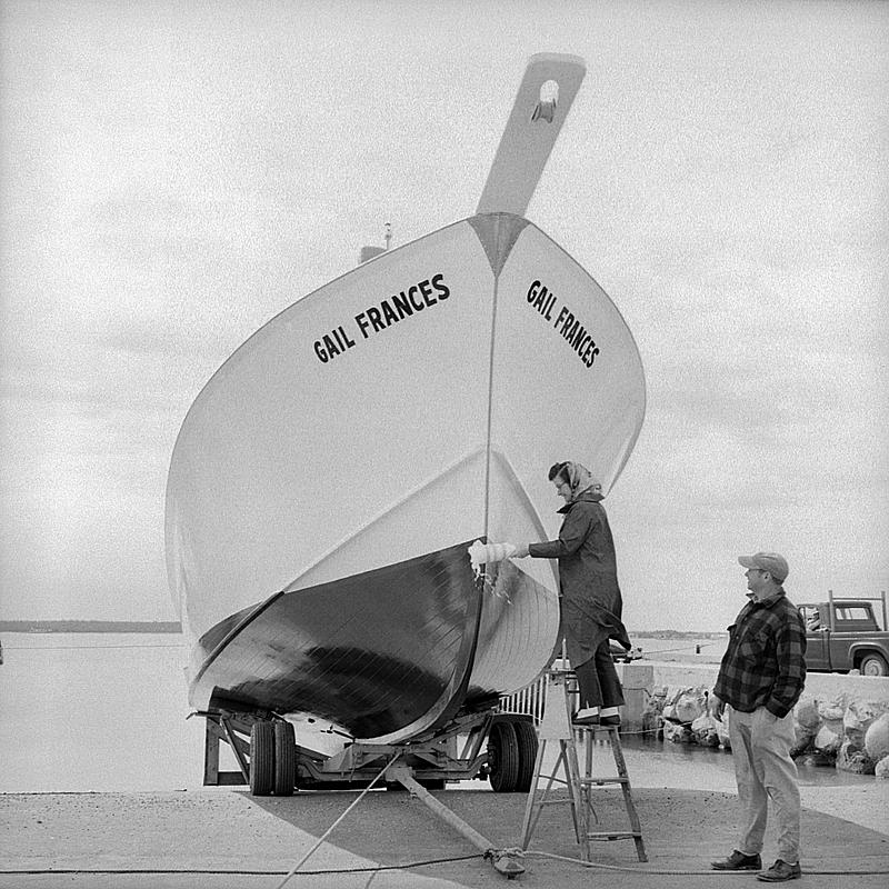 Pleasure boat Gail & Frances, Galilee, Rhode Island - Digital Commonwealth
