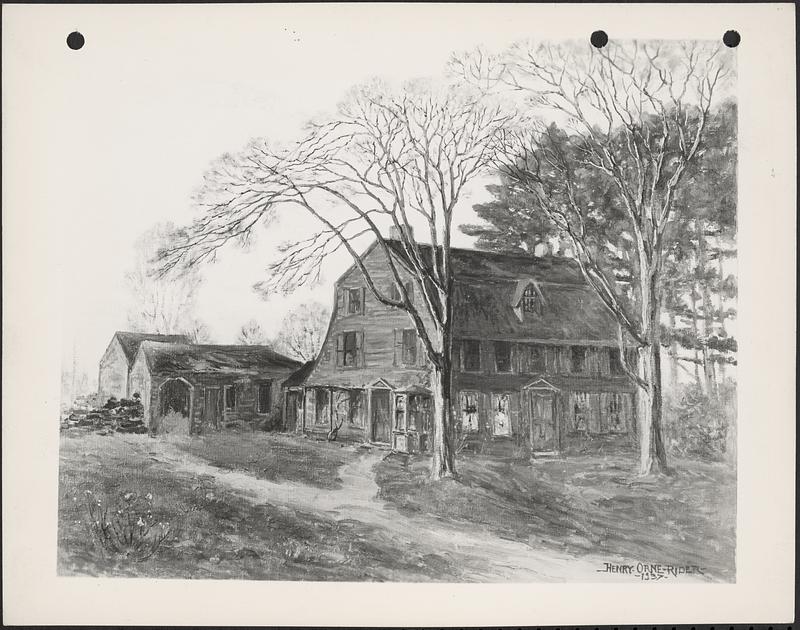 The twilight of the old manse - Digital Commonwealth