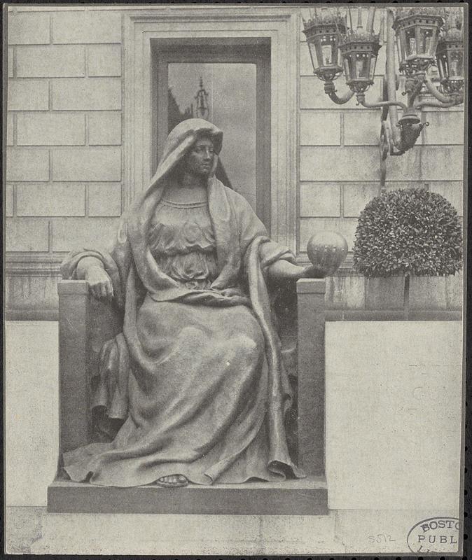 Statue of Science, Boston Public Library - Digital Commonwealth