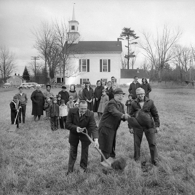 Church parsonage ground breaking ceremony, Hixville, North Dartmouth ...