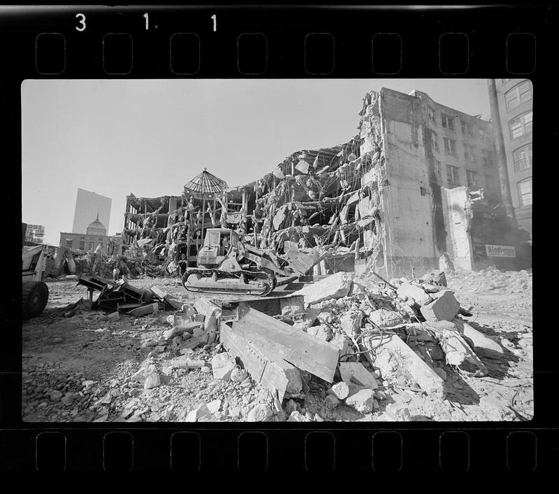 Park Square garage demolition, Boston - Digital Commonwealth