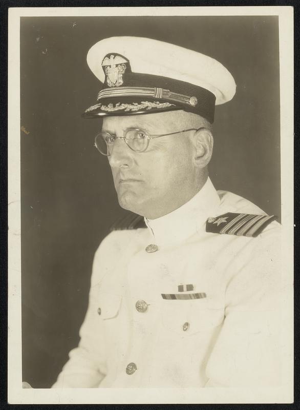 Skipper of Training Ship Nantucket Captain Clarence A. Abele chief of ...