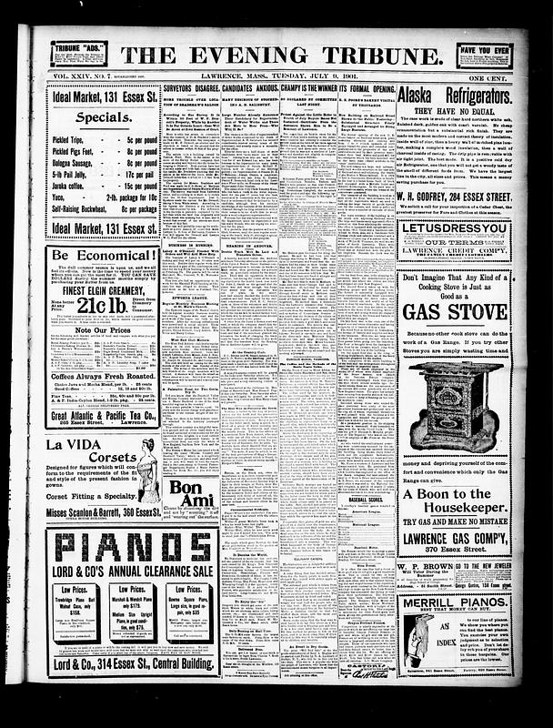 The Evening Tribune. July 09, 1901 - Digital Commonwealth