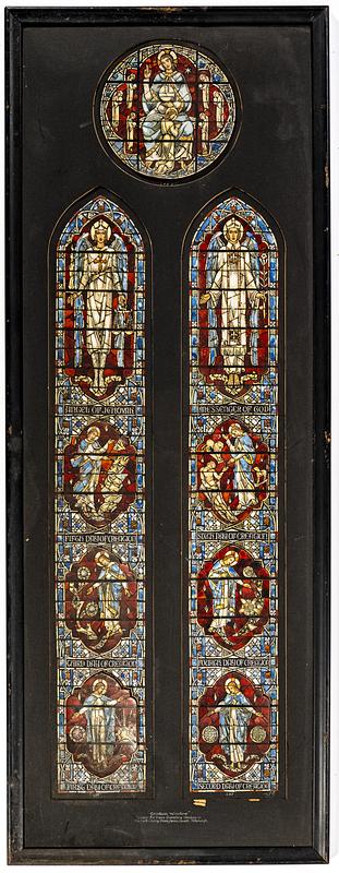 "Creation window" design for nave clerestory window in the East Liberty ...