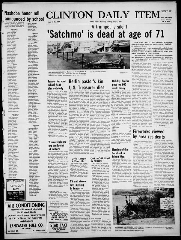 Clinton Daily Item. July 06, 1971 - Digital Commonwealth