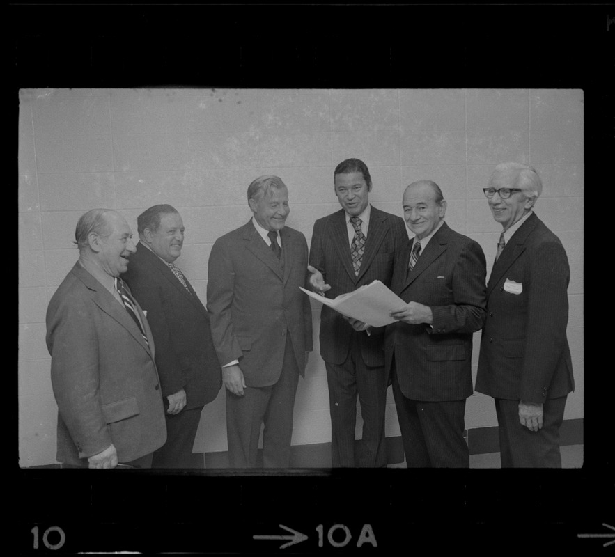 Helping to dedicate the new "West End House" in Allston yesterday were ...