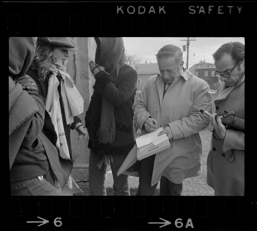 A somewhat sheepish looking Joseph DeLeo, Cambridge health inspector ...