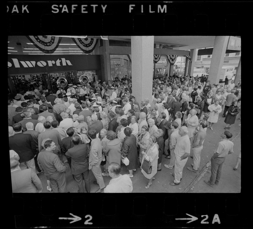 Woolworth's opening day - Digital Commonwealth