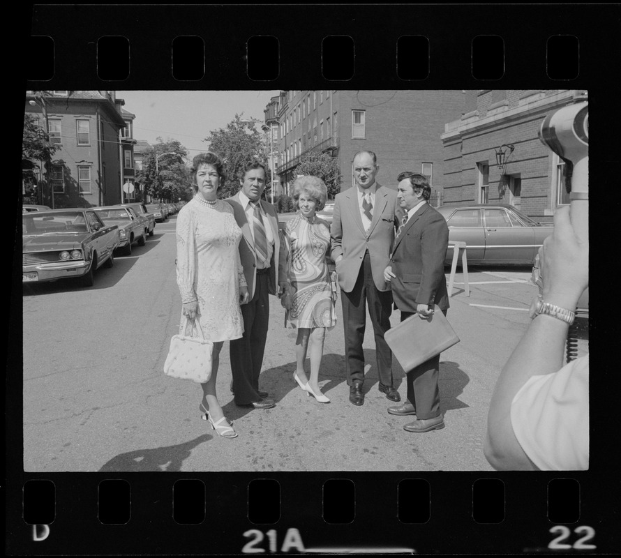 Outside Middlesex County Courthouse are Mrs. Florence Volpe, Arthur ...