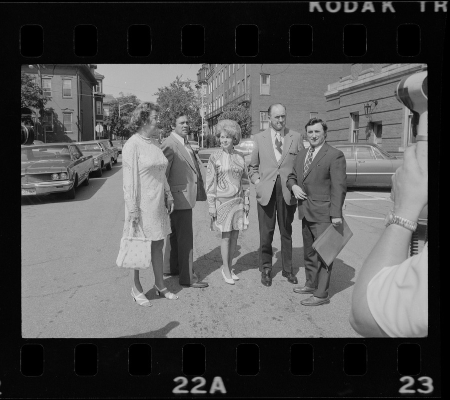 Outside Middlesex County Courthouse are Mrs. Florence Volpe, Arthur ...