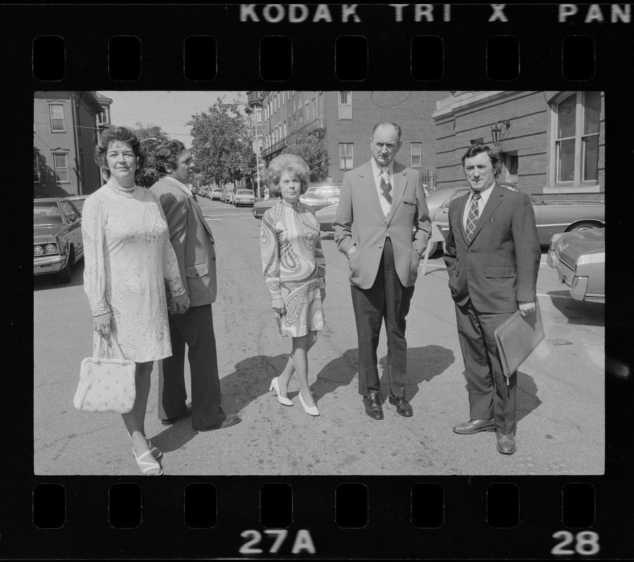 Outside Middlesex County Courthouse are Mrs. Florence Volpe, Arthur ...