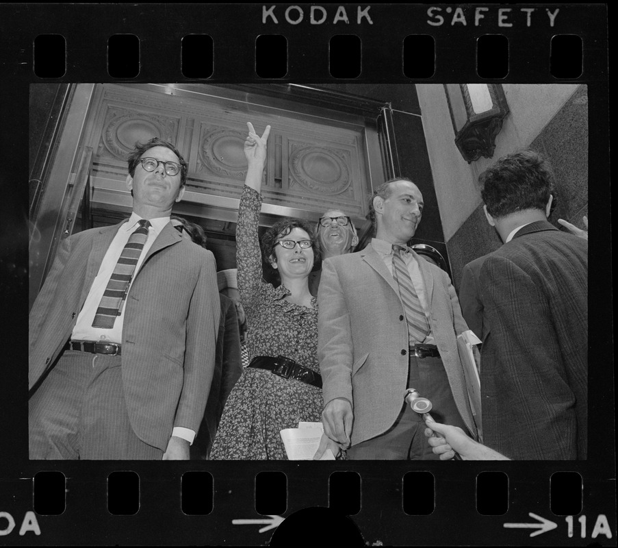 Marcus Raskin, left, Dr. Benjamin Spock, center right, and author ...
