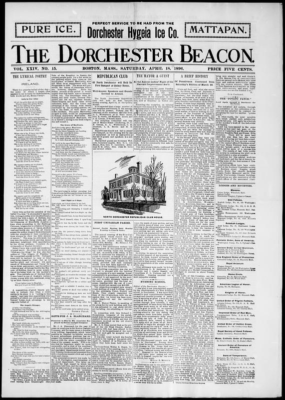 The Dorchester Beacon, April 18, 1896 - Digital Commonwealth