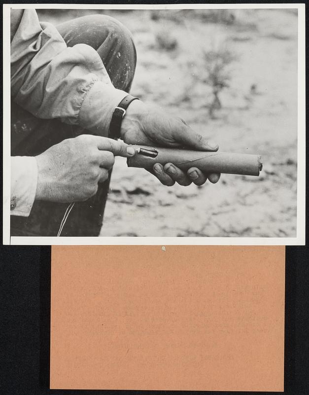 Dynamiting for Proper Drainage. Dynamite is detonated by a blasting cap ...