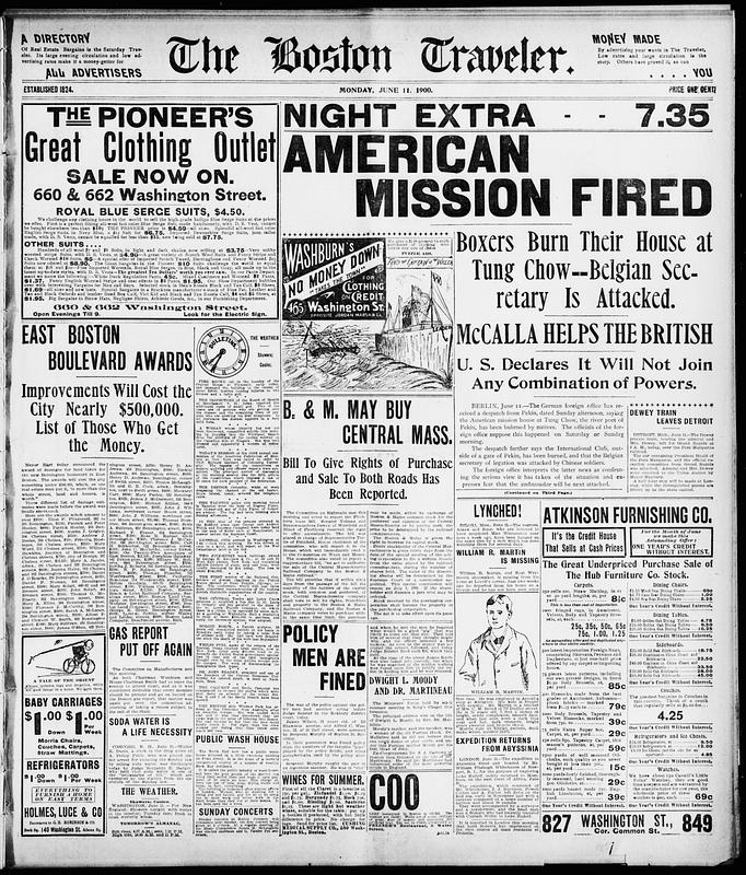 The Boston Traveler. June 11, 1900 - Digital Commonwealth
