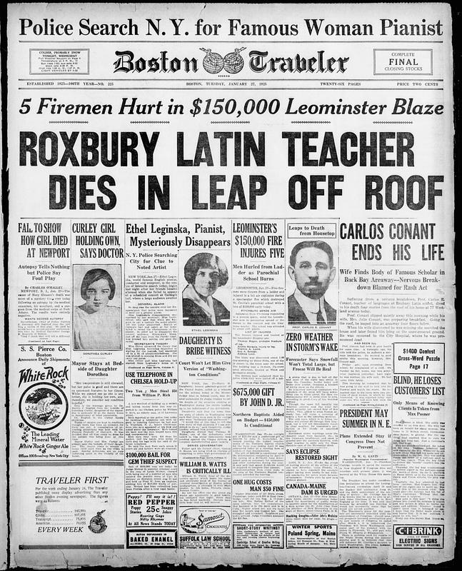 The Boston Traveler. January 27, 1925 - Digital Commonwealth