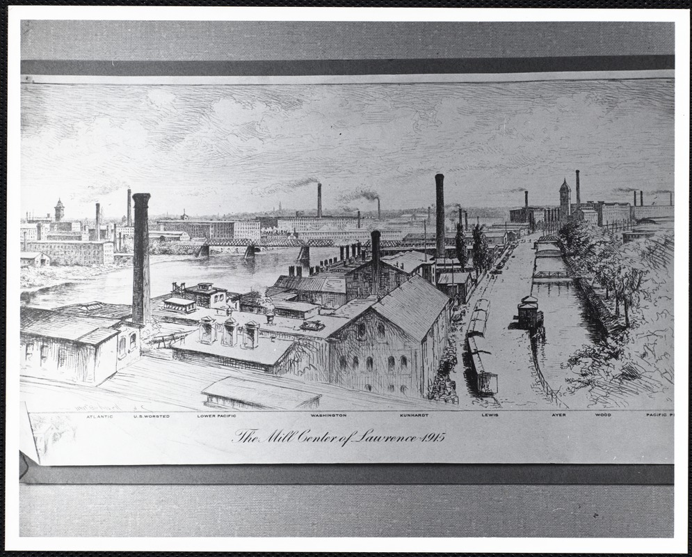 Mill view, Lawrence - Digital Commonwealth
