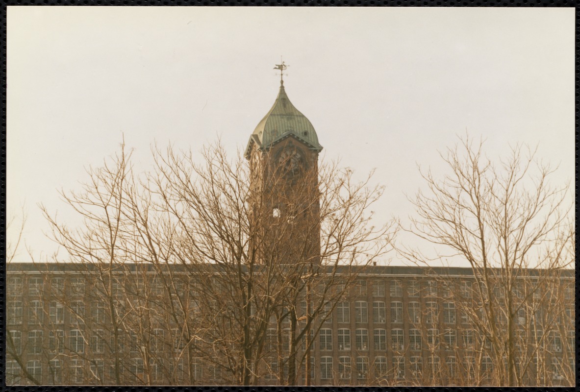Ayer Mill clock tower - Digital Commonwealth