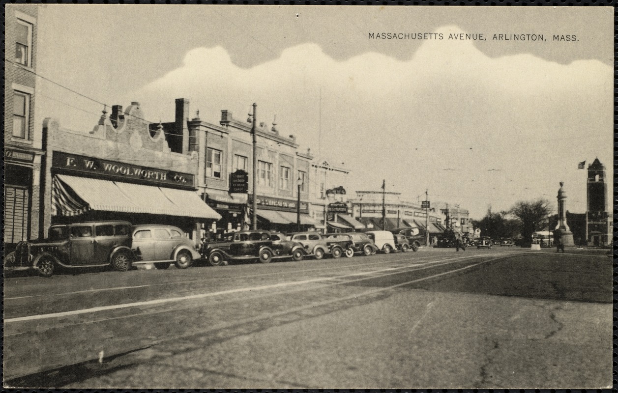 Massachusetts Avenue, Arlington, Mass. - Digital Commonwealth