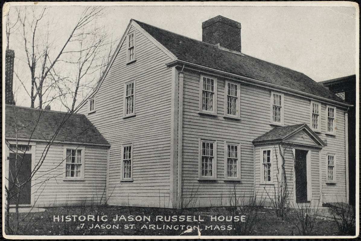 Historic Jason Russell House, 7 Jason St. Arlington, Mass. - Digital ...