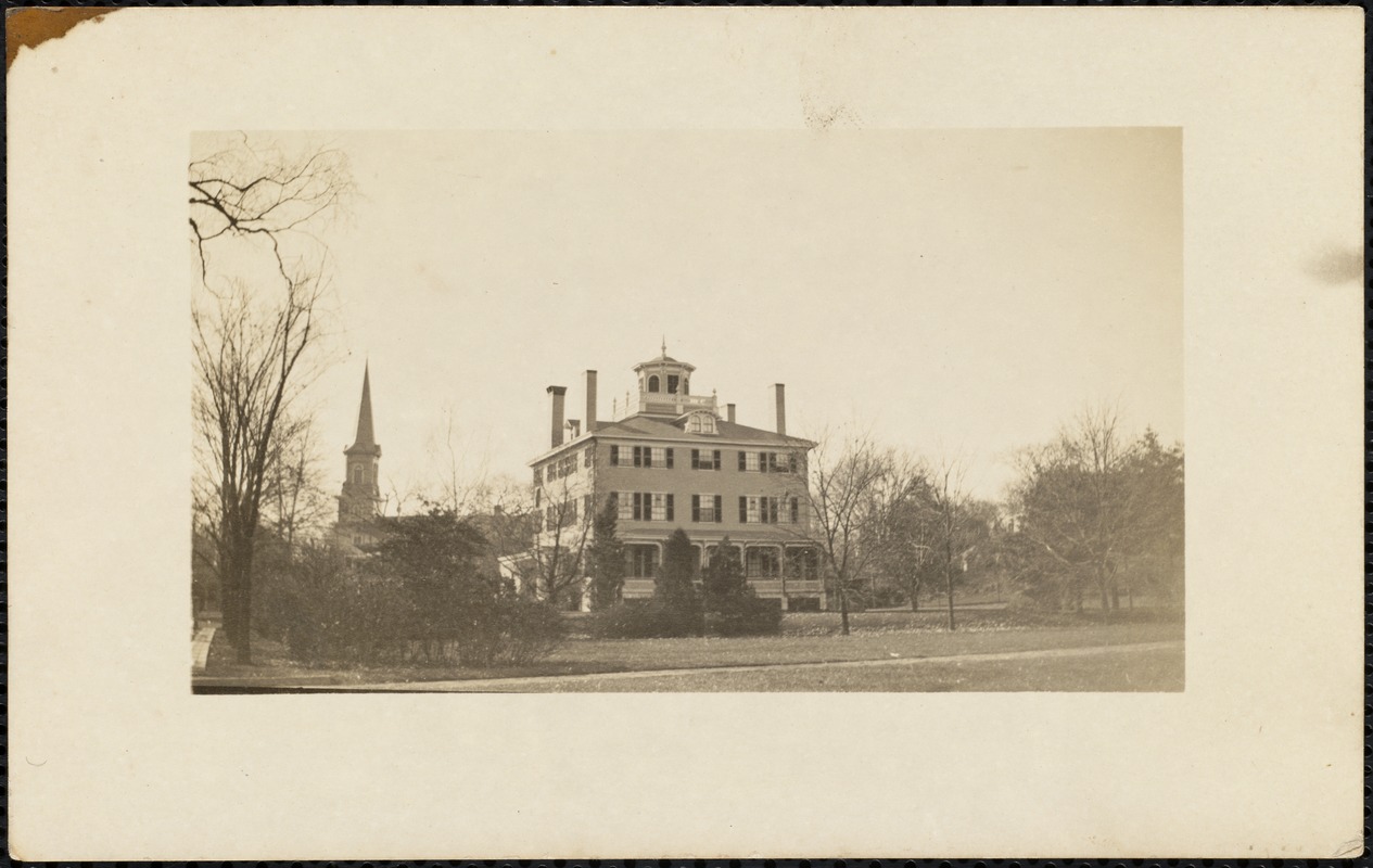 Robbins Mansion, Arlington, Mass. - Digital Commonwealth