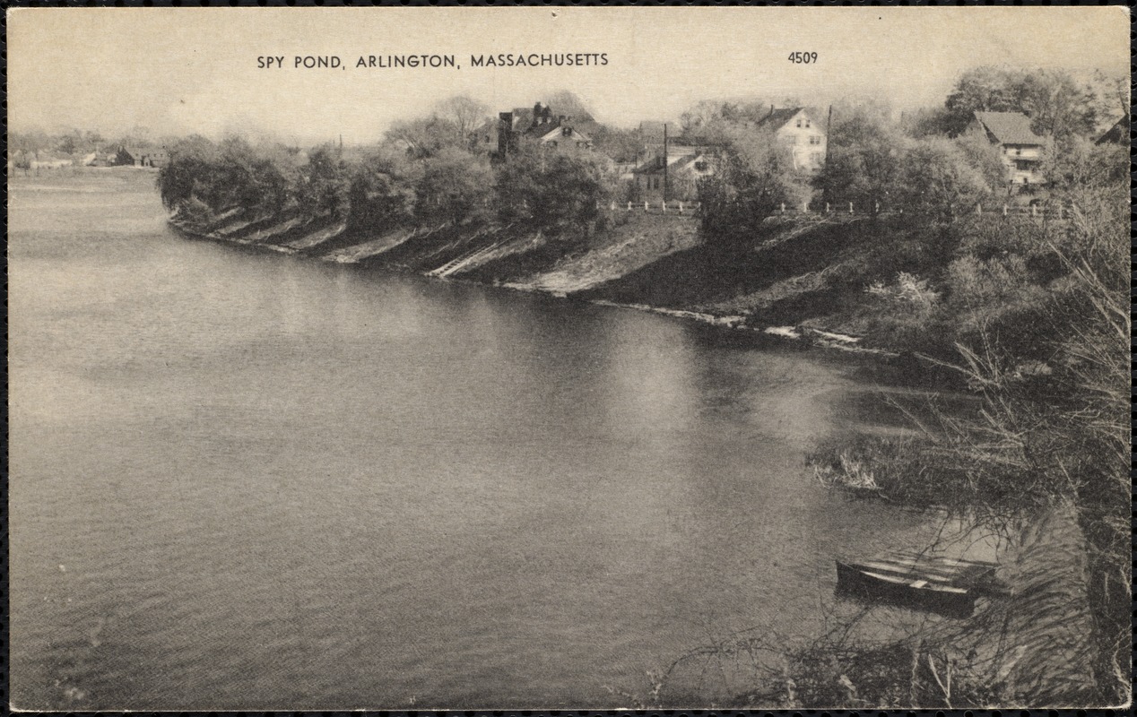 Spy Pond, Arlington, Massachusetts - Digital Commonwealth